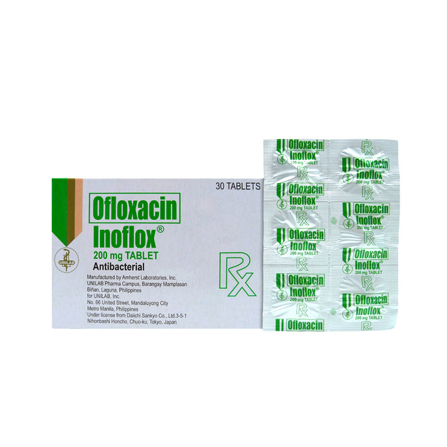 INOFLOX Ofloxacin 200mg Tablet 30's price in the Philippines | MedsGo ...