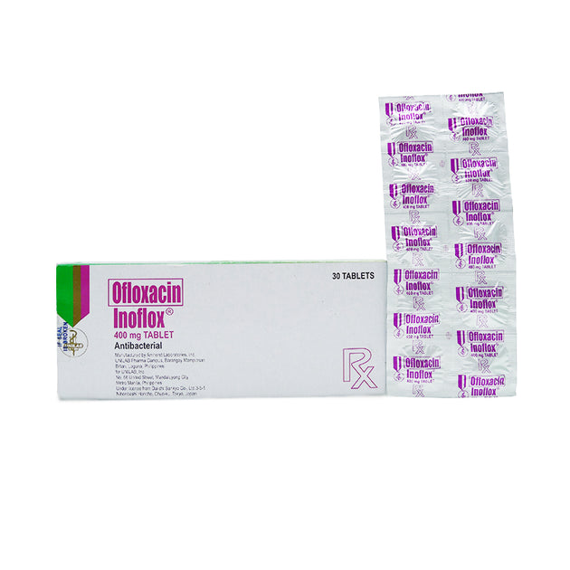 INOFLOX Ofloxacin 400mg Tablet 30's price in the Philippines | MedsGo ...