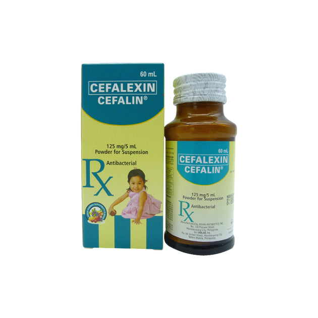 CEFALIN Cefalexin 125mg / 5mL Powder for Oral Suspension 60mL Tutti ...