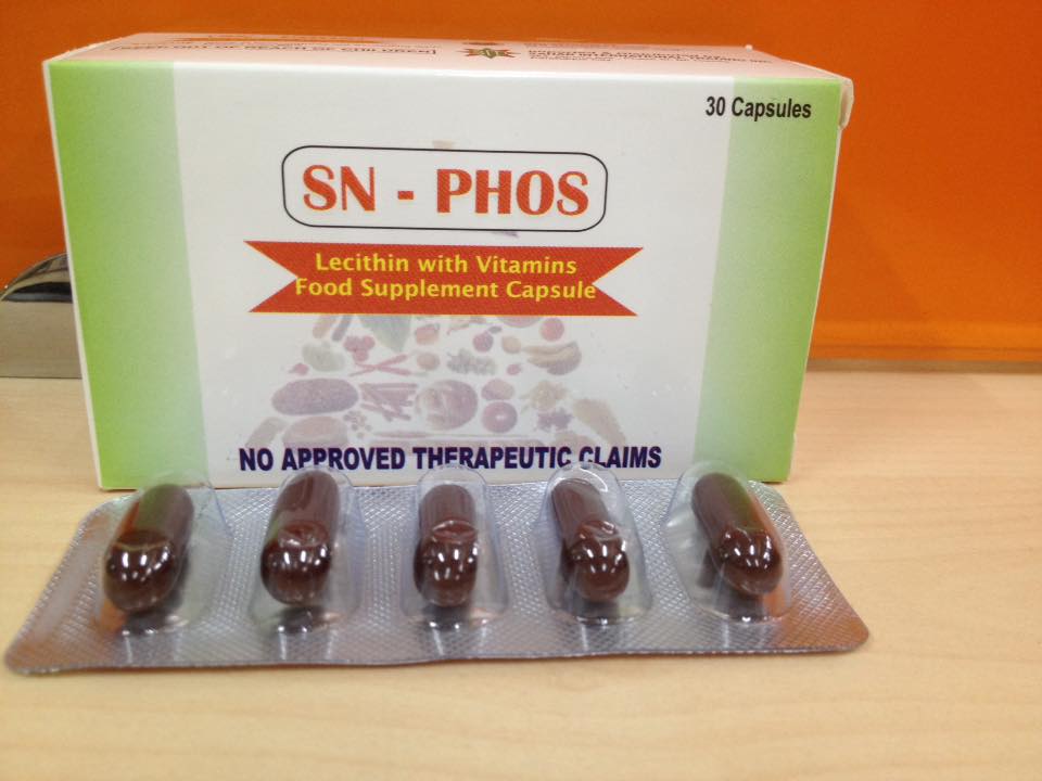 SN-PHOS Lecithin / Vitamins Capsule 30's price in the Philippines ...