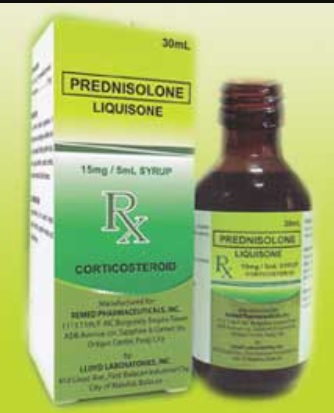 LIQUISONE Prednisolone 15mg / 5mL Syrup 30mL price in the Philippines ...