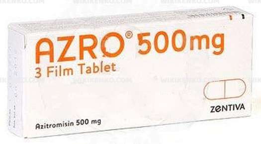 AZRO Azithromycin 500mg Film-Coated Tablet 3's price in the Philippines ...