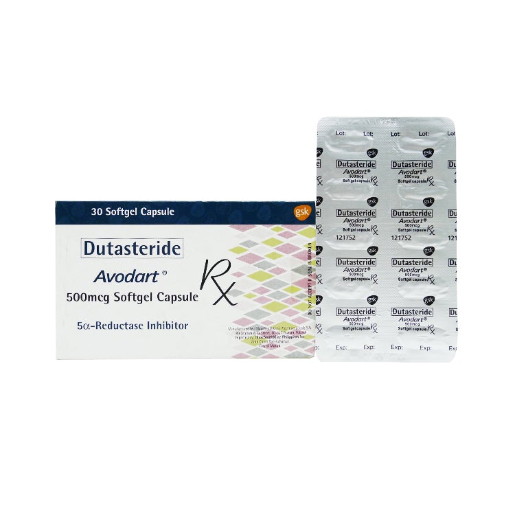 AVODART Dutasteride 500mcg SoftGel Capsule 30's price in the ...