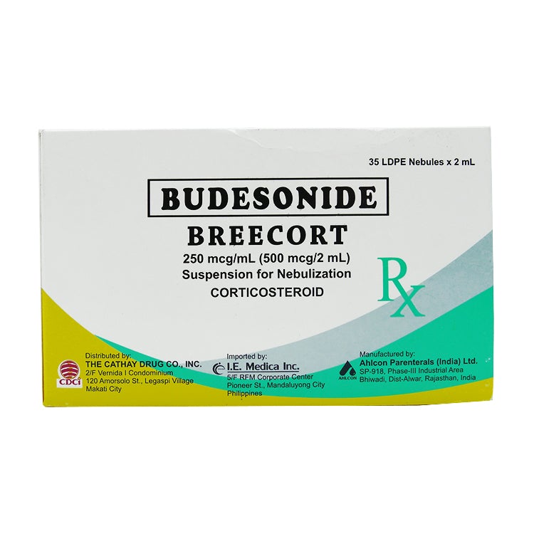 BREECORT Budesonide 250mcg / mL (500mcg / 2mL) Suspension for ...