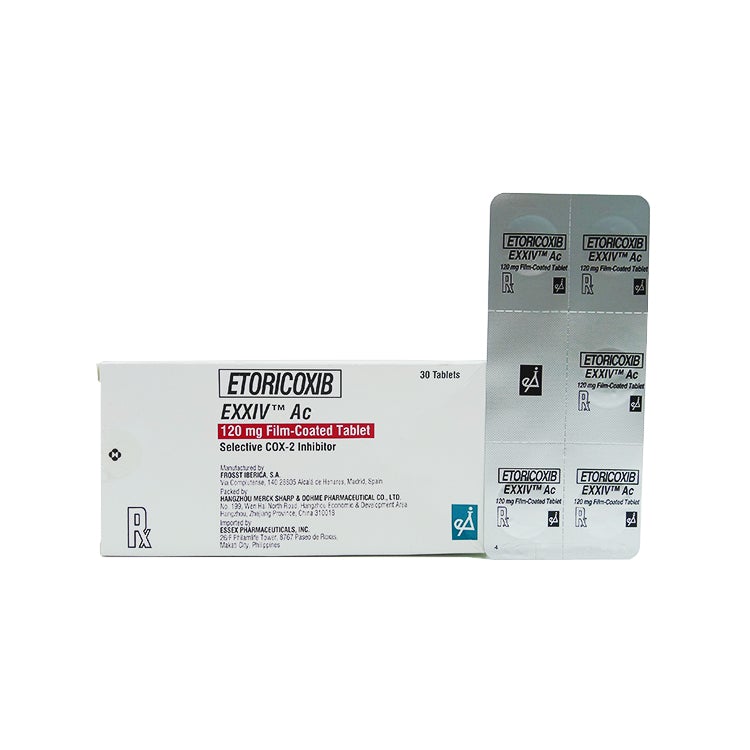 EXXIV AC Etoricoxib 120mg Film-Coated Tablet 30's price in the ...