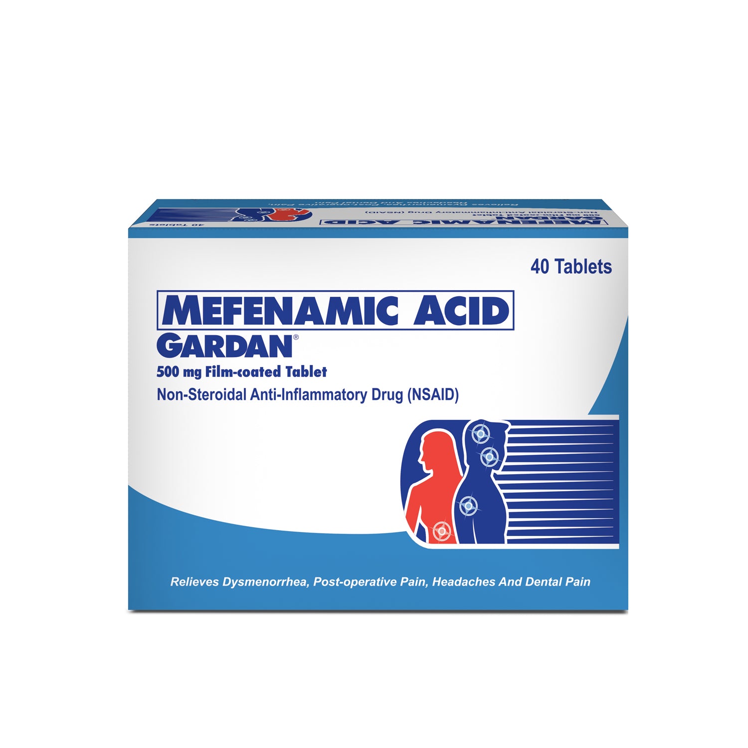 GARDAN Mefenamic Acid 500mg Film-Coated Tablet 40's price in the ...