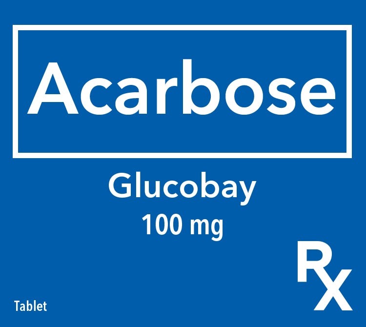 GLUCOBAY Acarbose 100mg Tablet 100's price in the Philippines | MedsGo ...