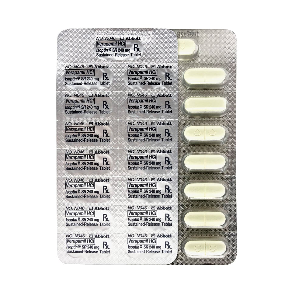 ISOPTIN SR Verapamil Hydrochloride 240mg Sustained Release Tablet 60's ...