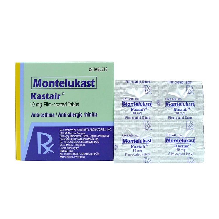 KASTAIR Montelukast 10mg Film-Coated Tablet 28's price in the ...