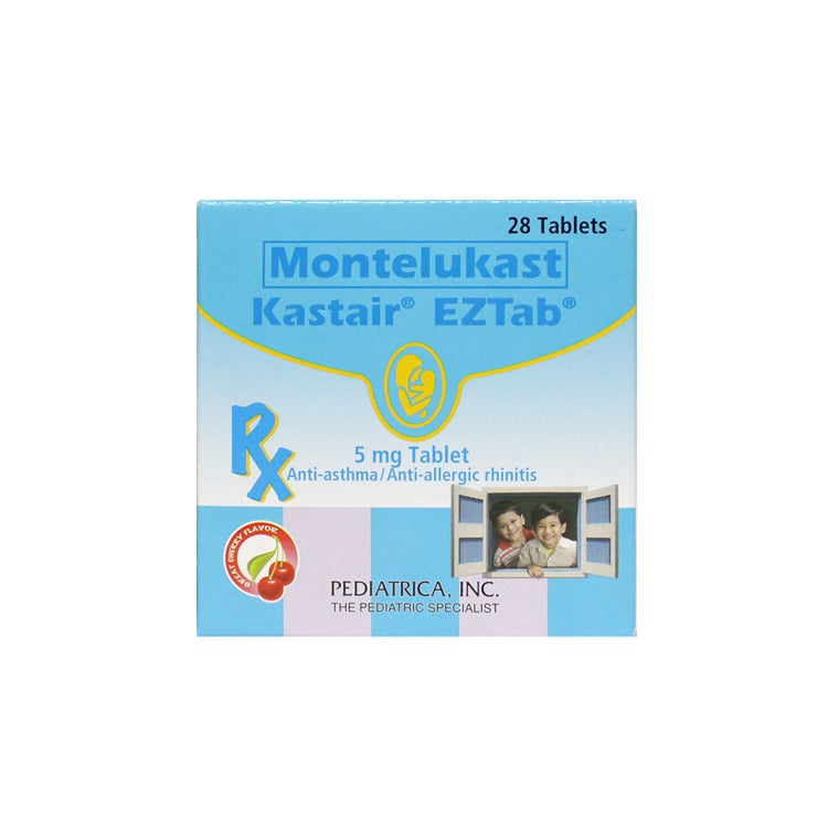 KASTAIR EZ Tab Montelukast 5mg Tablet 28's Cherry price in the ...
