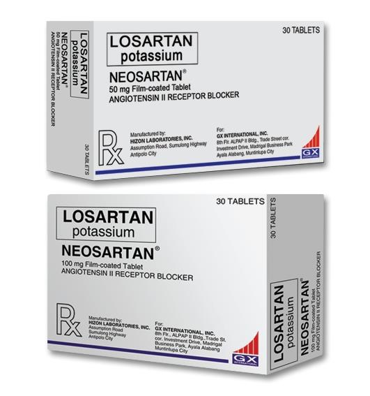 NEOSARTAN Losartan Potaasium 50mg Film-Coated Tablet 30's price in the ...