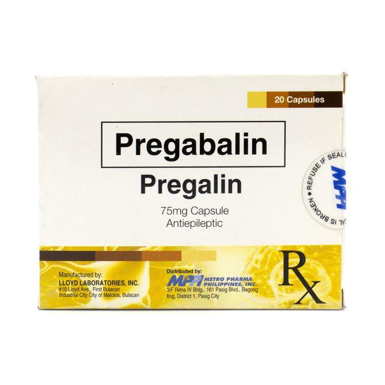 PREGALIN Pregabalin 75mg Capsule 20's price in the Philippines | MedsGo ...