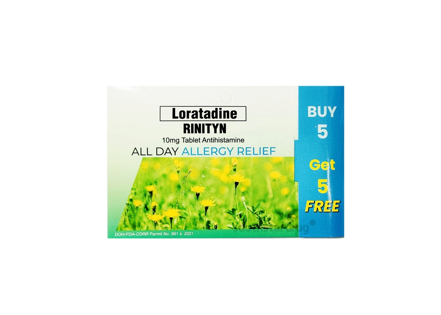 RINITYN Loratadine 10mg Tablet 100's price in the Philippines | MedsGo ...