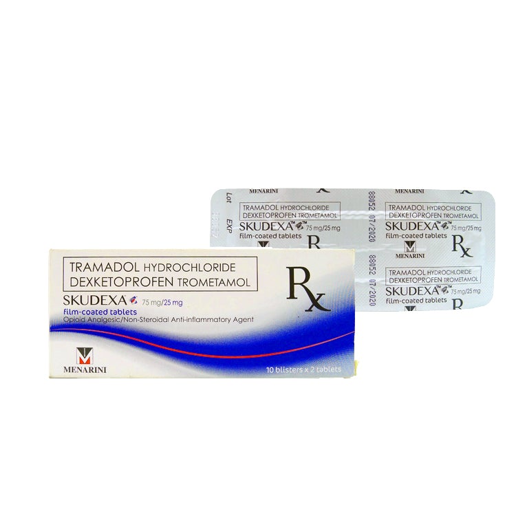 SKUDEXA Tramadol Hydrochloride / Dexketoprofen Trometamol 75mg / 25mg ...