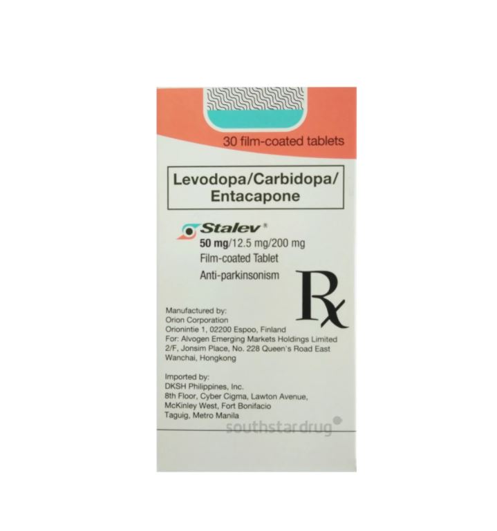 STALEV Levodopa / Carbidopa / Entacapone 50mg / 12.5mg / 200mg Film ...