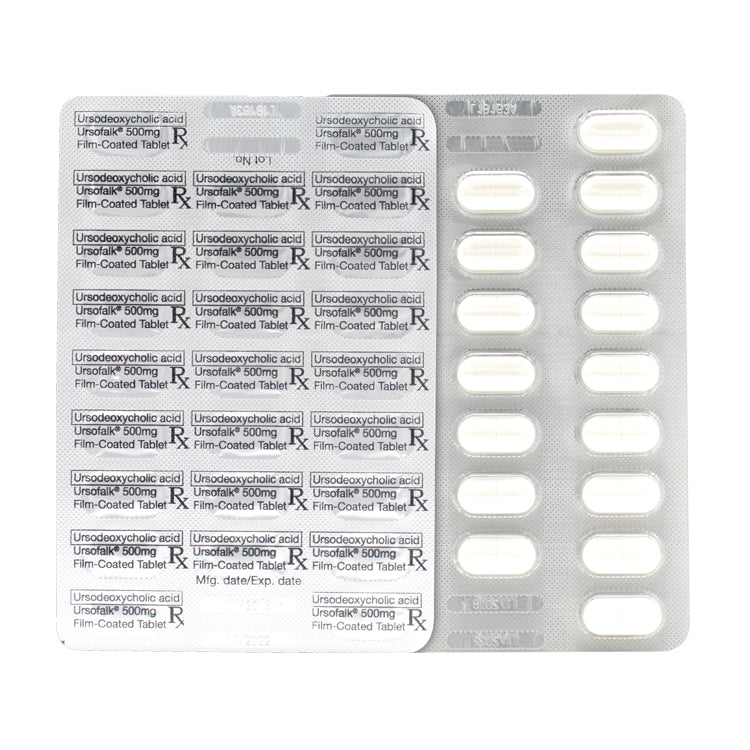 URSOFALK Ursodeoxycholic Acid 500mg Film-Coated Tablet 50's price in ...