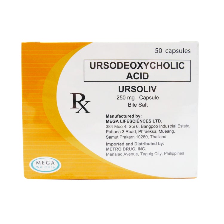 URSOLIV Ursodeoxycholic Acid 250mg Capsule 50's price in the ...