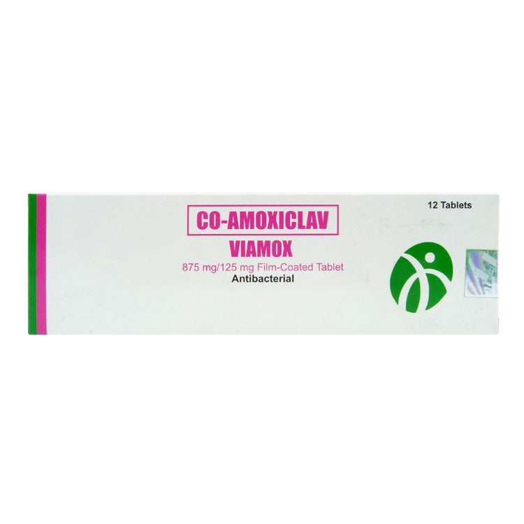 VIAMOX Co-Amoxiclav 1g Film-Coated Tablet 12's price in the Philippines ...