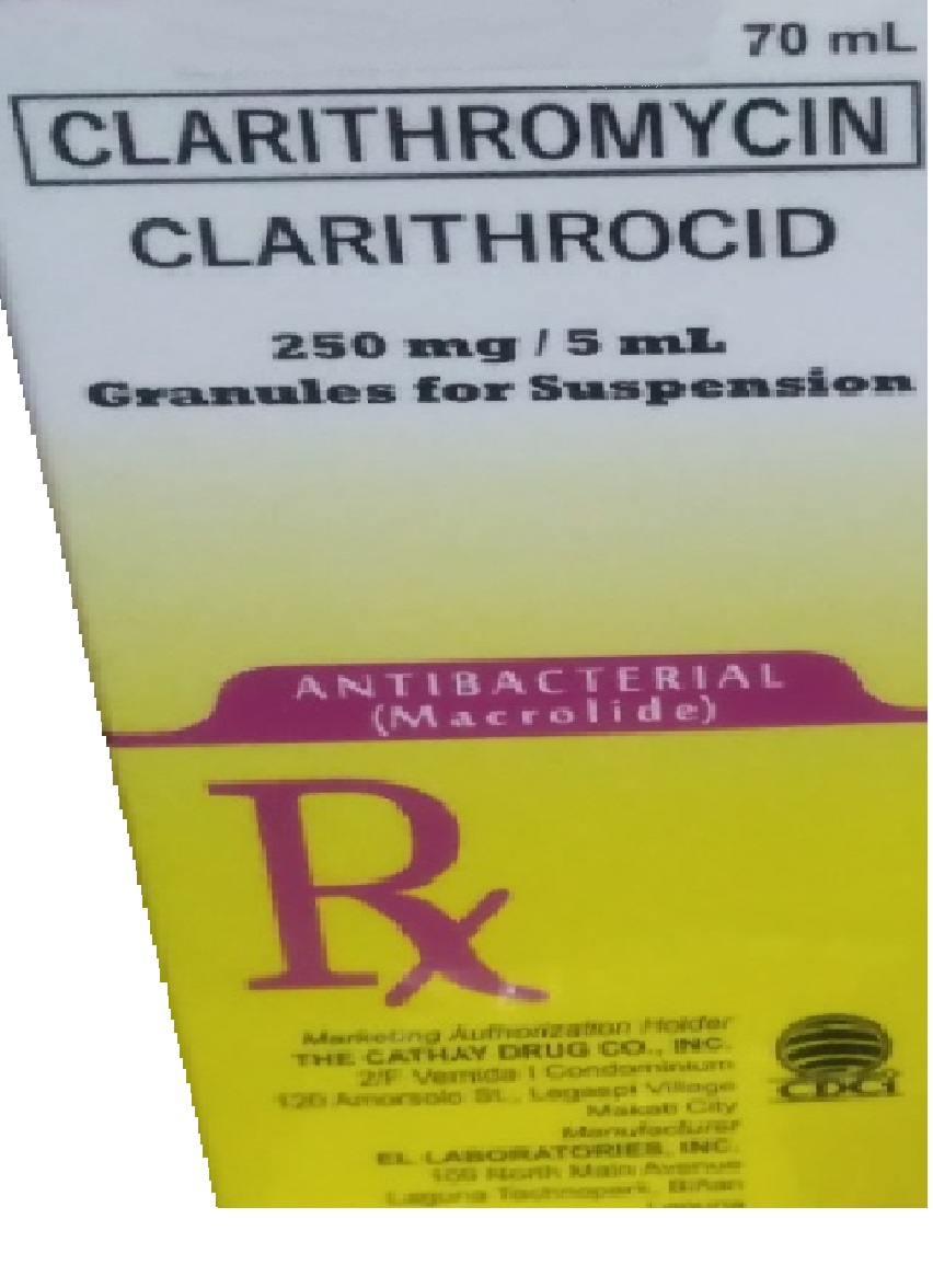 CLARITHROCID Clarithromycin 250mg / 5mL Granule for Suspension 70mL ...