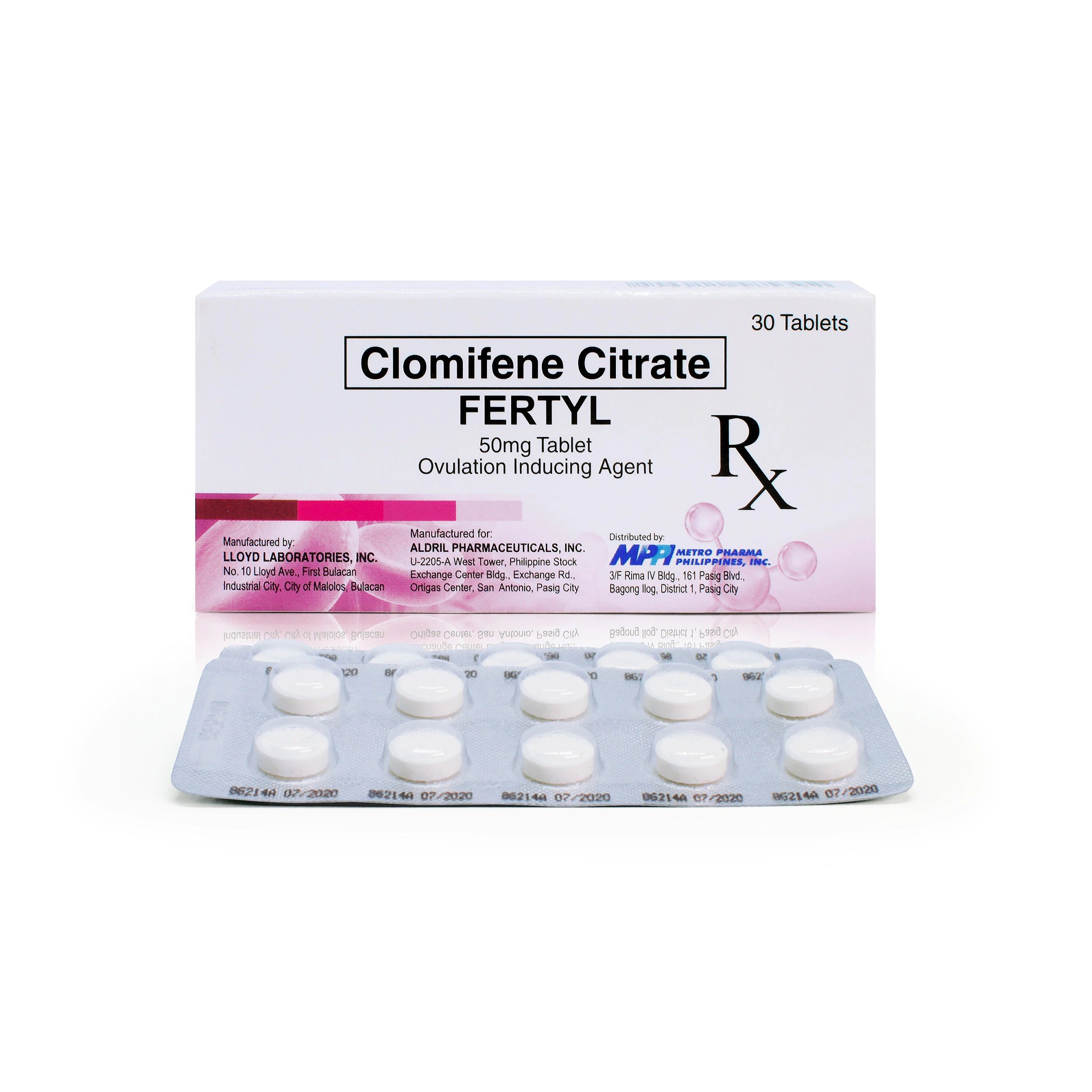 Buy Fertyl clomifene citrate 50mg tablet 30's online with MedsGo. Price ...