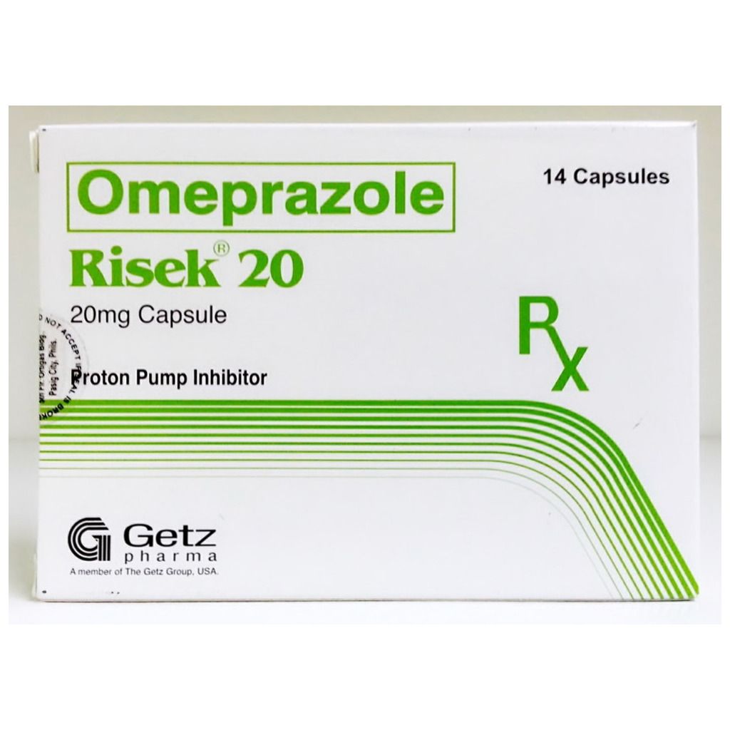RISEK Omeprazole 20mg - 1 Box x 14 Caps price in the Philippines ...