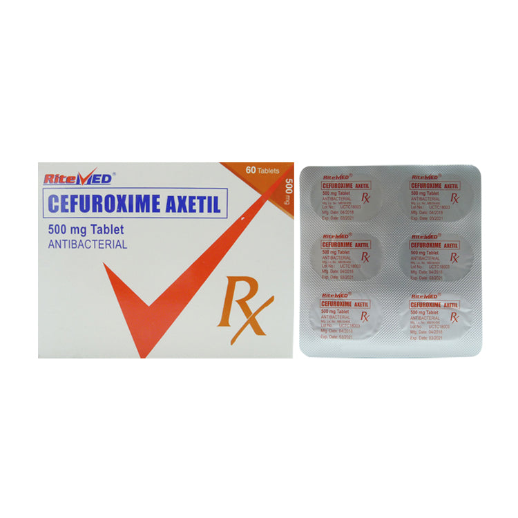 RITEMED Cefuroxime Axetil 500mg Tablet 60's price in the Philippines ...
