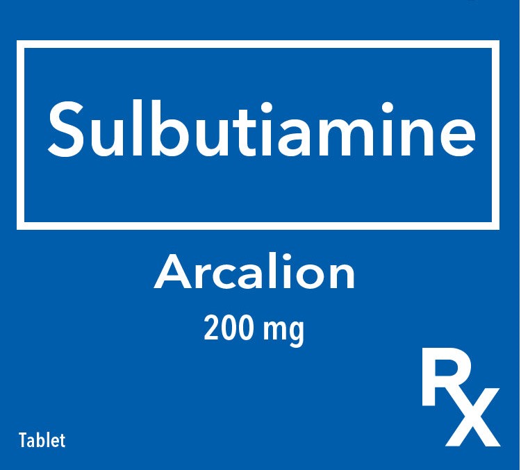 ARCALION Sulbutiamine 200mg Tablet 100's price in the Philippines ...