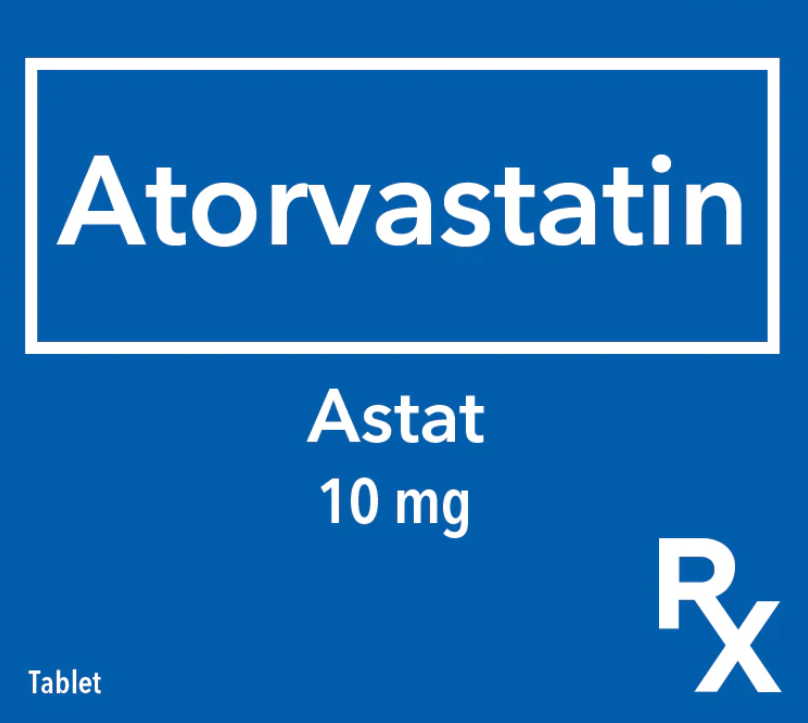 ASTAT Atorvastatin 10mg Film-Coated Tablet 100's price in the ...