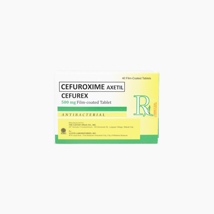 CEFUREX Cefuroxime Axetil 500mg Film-Coated Tablet 40's price in the ...