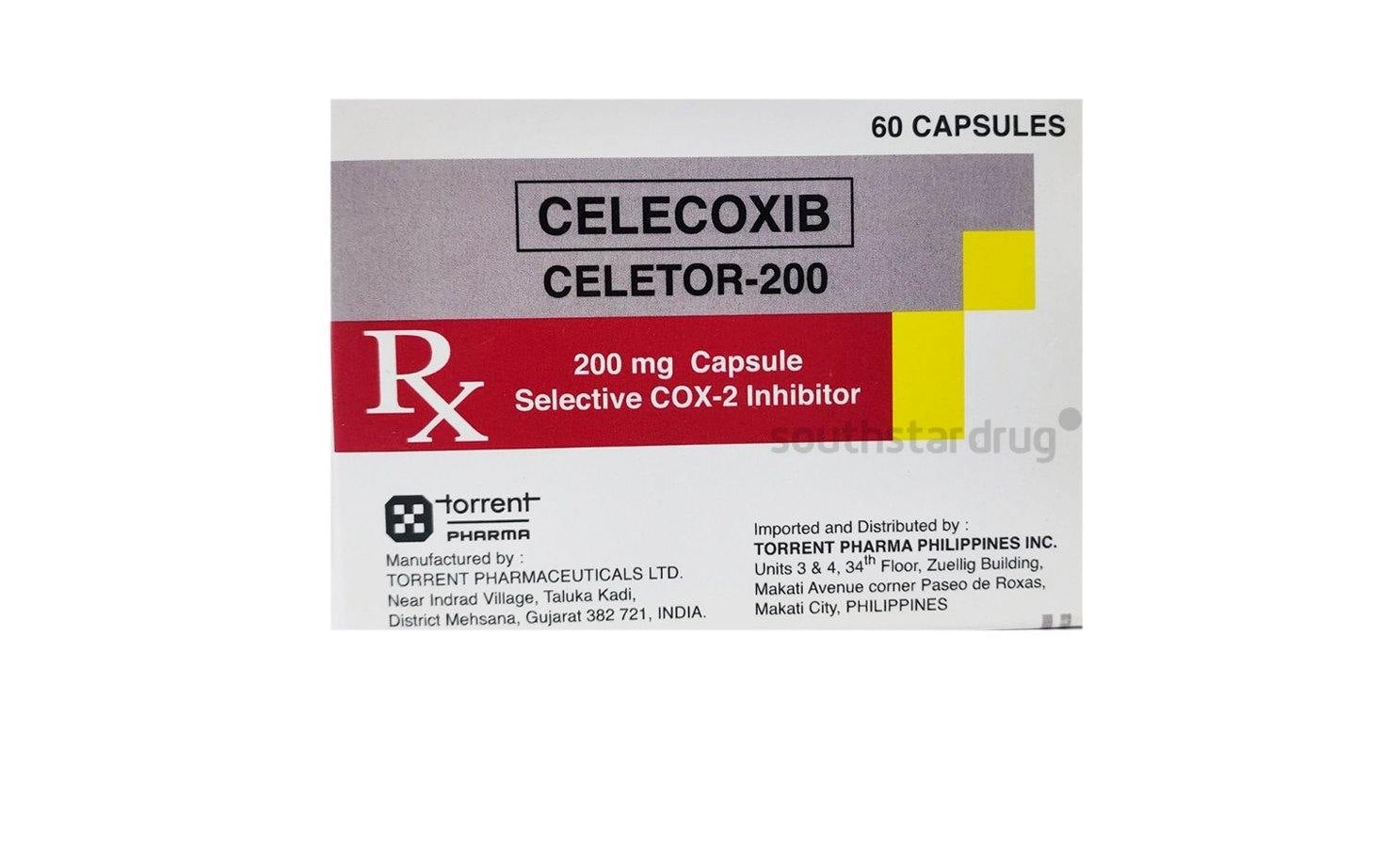 CELETOR-200 Celecoxib 200mg Capsule 60's price in the Philippines ...