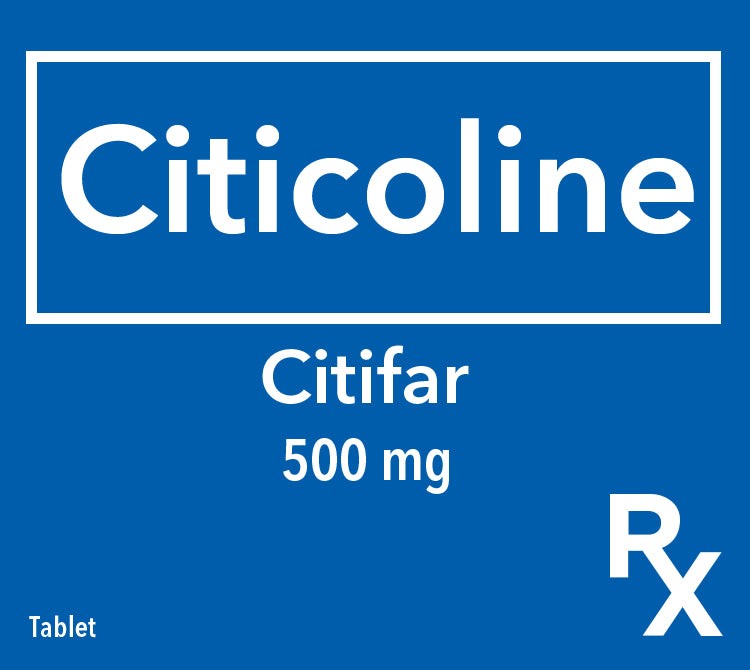 CITIFAR Citicoline 500mg Film-Coated Tablet 30's price in the ...