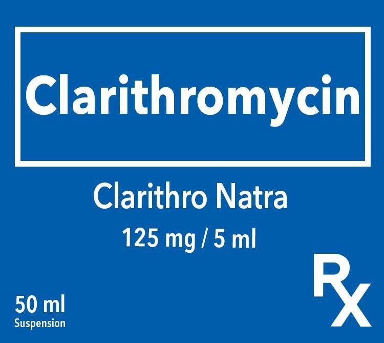 CLARITHRO-NATRAPHARM Clarithromycin 125mg / 5mL Granule for Suspension ...