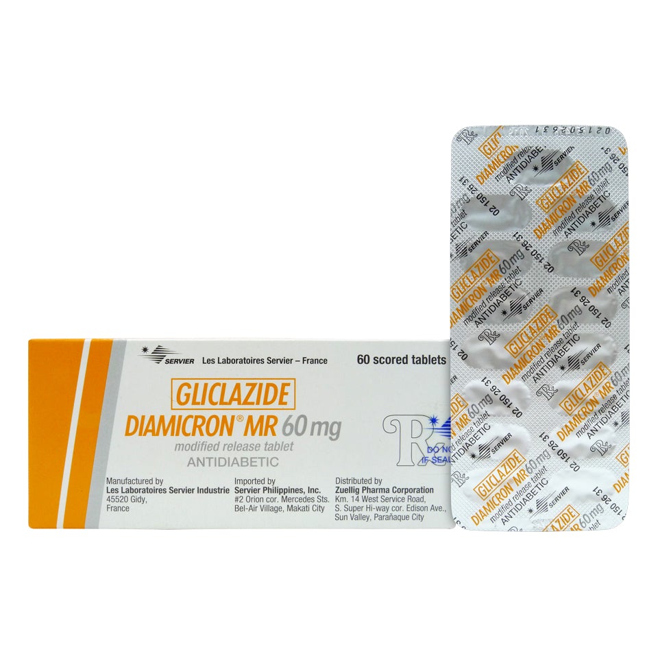 DIAMICRON MR Gliclazide 60mg Modified-Release Tablet 60's price in the ...