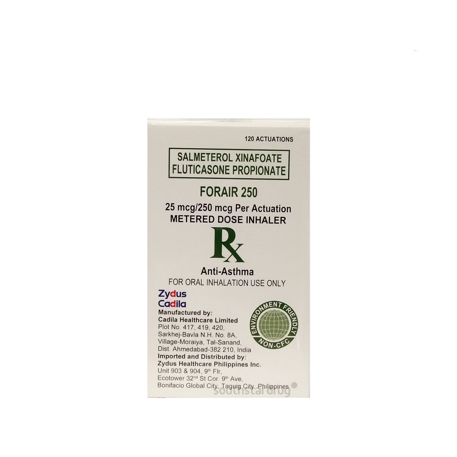 Buy Forair 250 salmeterol xinafoate / fluticasone propionate 25mcg ...