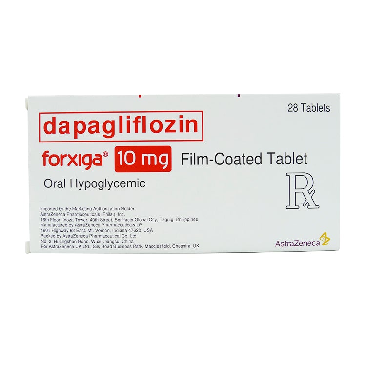 FORXIGA Dapagliflozin Propanediol Monohydrate 10mg Film-Coated Tablet 28's price in the ...