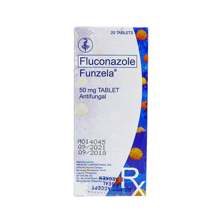 Buy Funzela fluconazole 50mg tablet 20's online with MedsGo. Price - from
