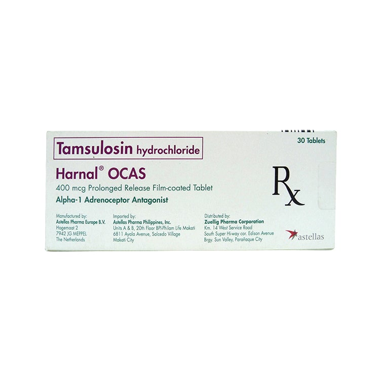 HARNAL OCAS Tamsulosin Hydrochloride 400 mcg Prolonged Release Film ...