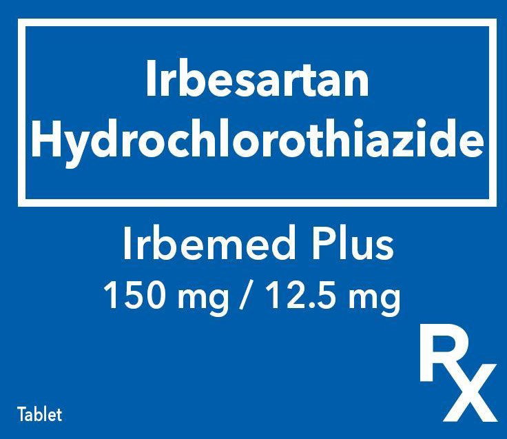 IRBEMED PLUS Irbesartan / Hydrochlorothiazide 150mg / 12.5mg Tablet 30 ...