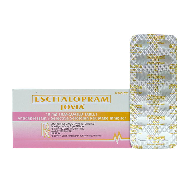 JOVIA Escitalopram 10mg Film-Coated Tablet 28's price in the ...