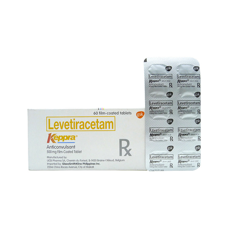 KEPPRA Levetiracetam 500mg Film-Coated Tablet 60's price in the ...