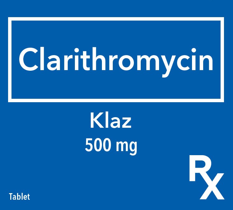 KLAZ Clarithromycin 500mg Tablet 50's price in the Philippines | MedsGo ...