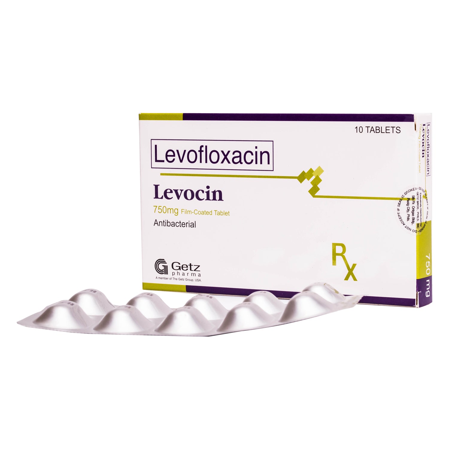 LEVOCIN Levofloxacin 750mg Film-Coated Tablet 10's price in the ...