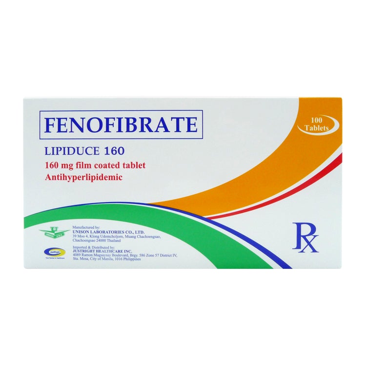 LIPIDUCE 160 Fenofibrate 160mg Film-Coated Tablet 100's price in the ...