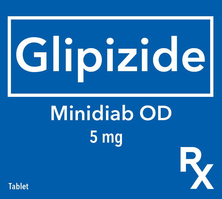 MINIDIAB OD Glipizide 5mg Controlled Release Tablet 30's price in the ...