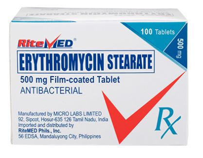 RITEMED Erythromycin Stearate 500mg Tablet 100's price in the ...