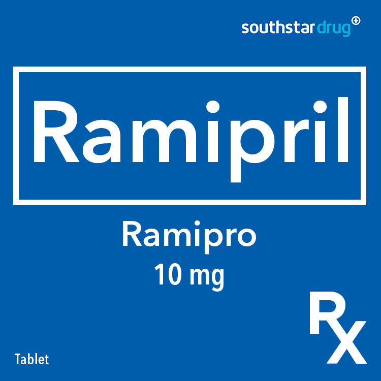 RAMIPRO Ramipril 10mg Tablet 30's price in the Philippines | MedsGo ...