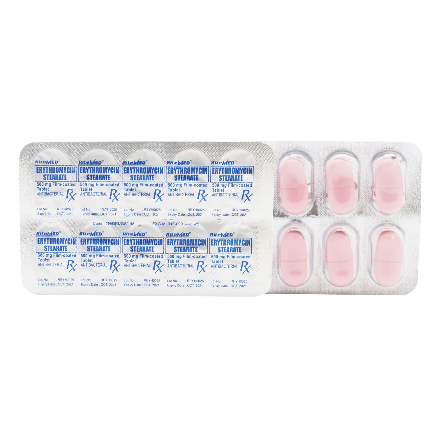 RITEMED Erythromycin Stearate 500mg Tablet 100's price in the ...