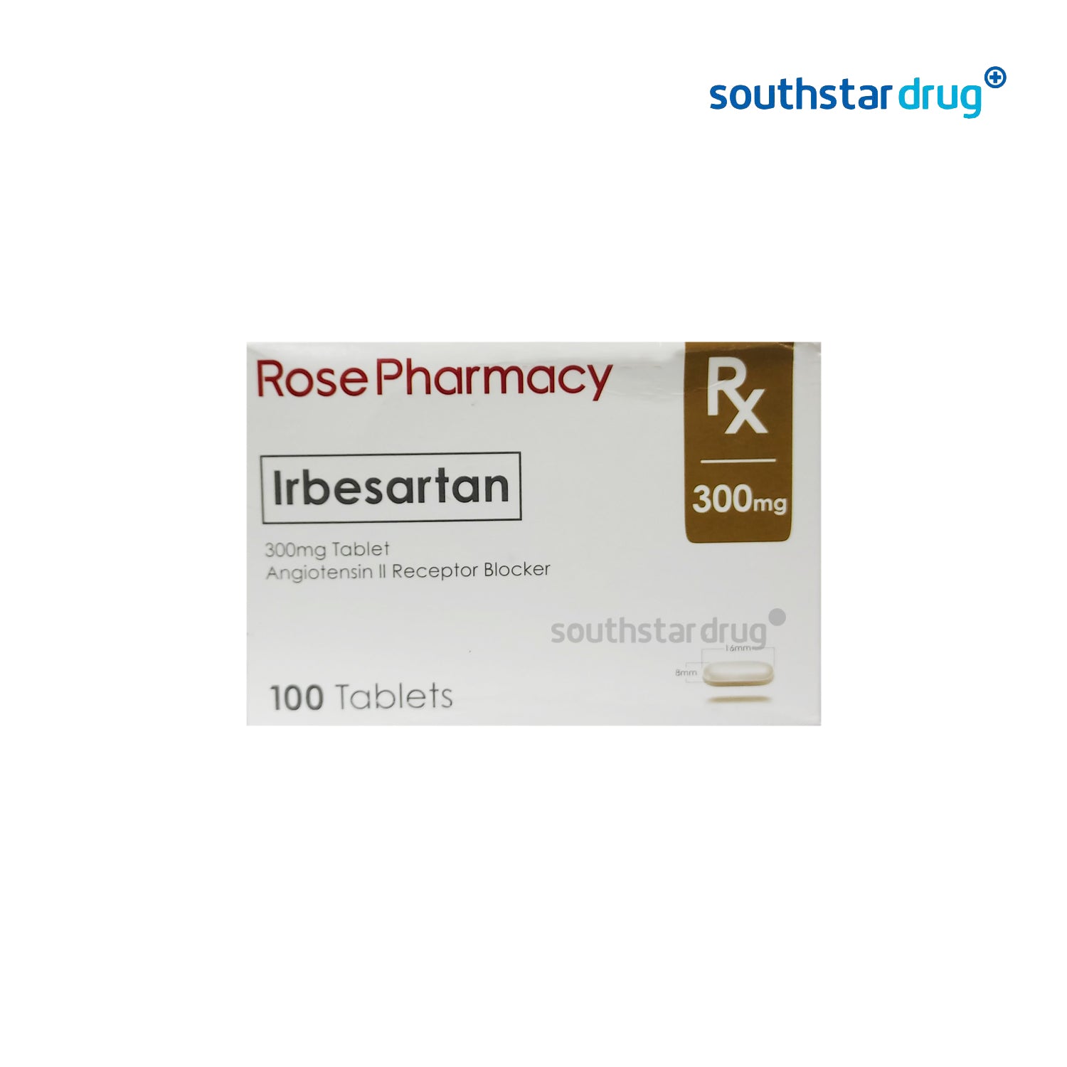 ROSE PHARMACY Irbesartan 300mg Tablet 100's price in the Philippines ...