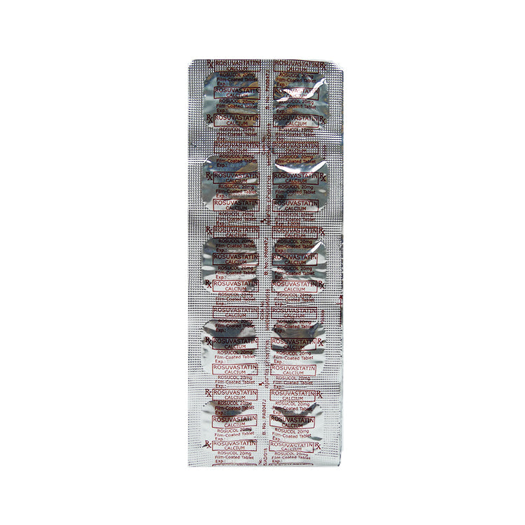ROSUCOL Rosuvastatin Calcium 20mg Film-Coated Tablet 30's price in the ...