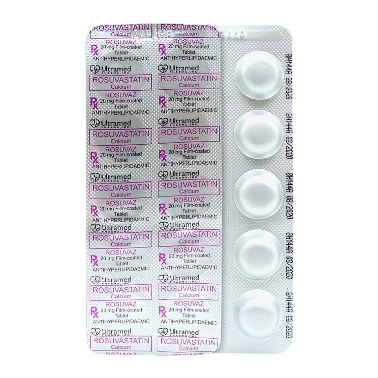 ROSUVAZ Rosuvastatin Calcium 20mg Film-Coated Tablet 30's price in the ...